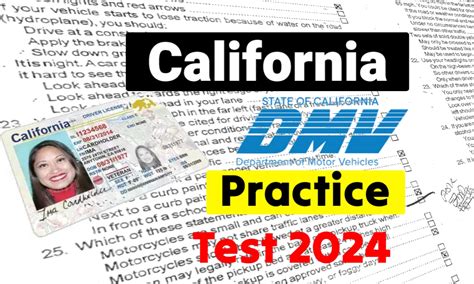 Dmv Practice Test 2024 California Free 1