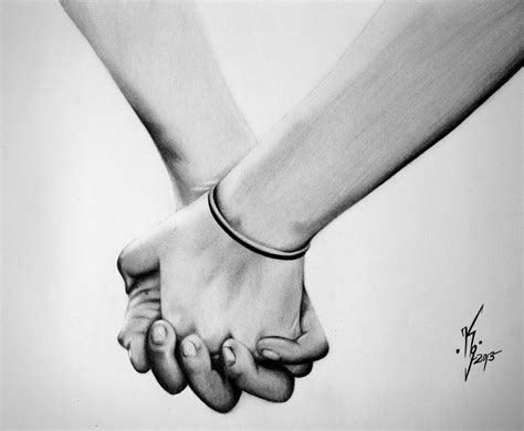 A Visual Guide To Drawing A Couple Holding Hands Nurturing Love And