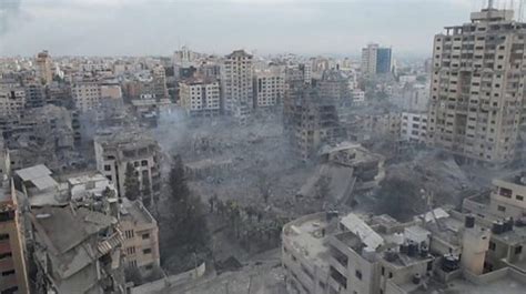 ความเสียหายในฉนวนกาซา หลังอิสราเอลโต้กลับกลุ่มฮามาส Bbc News ไทย