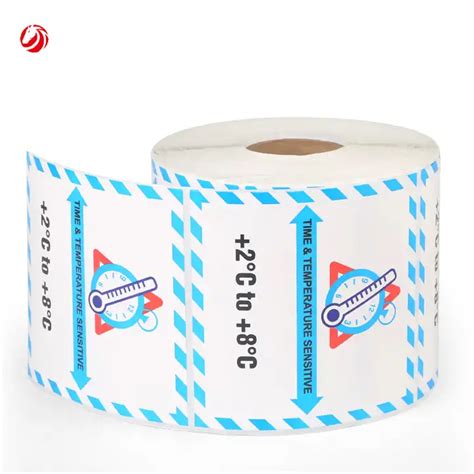 Time Temperature Indicator Label Adhesive Warning Stickers