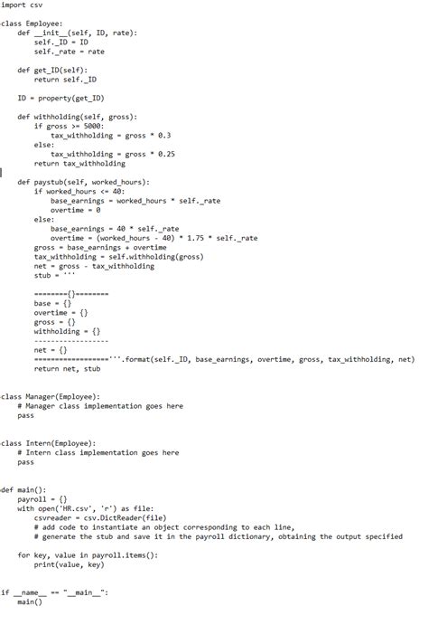 Solved Attached Are A Scaffold File Code Payrollpy And A