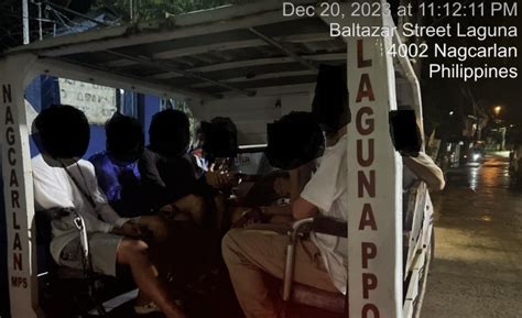 Nagcarlan Mps Pagpapatupad Ng Curfew Hours Mahigpit Na Ipinatutupad Sa Bayan Ng Nagcarlan Ang