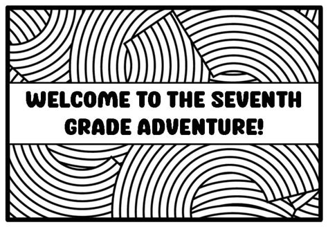 Welcome To The Seventh Grade Adventure 6 Airplane Coloring Pages