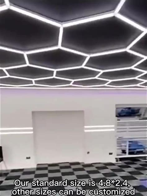 Diy Deformable Linear Hexagonal Led Light 8feet 16feet Hanging Hex
