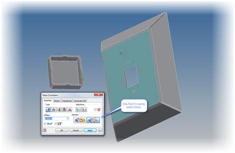 Heres A Tip On Using A Flush Constraint To Pick A Narrow Face