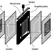 Schematic Drawing Of Double Cell Stack PEMFC Download Scientific Diagram