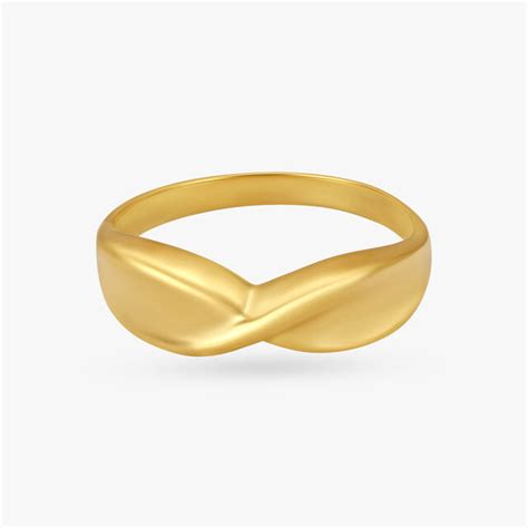 Symmetric Gold Ring