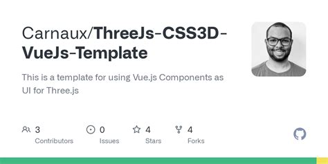 github carnaux threejs css3d vuejs template this is a template for using vue js components as