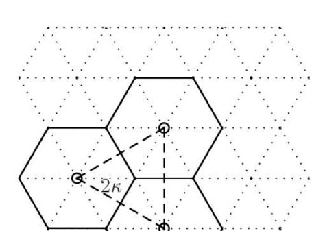 In The Hexagonal Grid Deployment Structure Each Access Point Has A Download Scientific Diagram