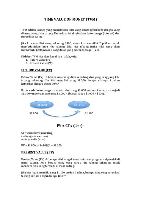 pdf time value of money tvm