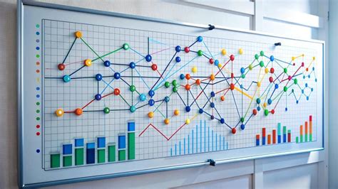 Abstract Data Analysis A Visual Representation Of Strategic Planning Ai Generated Stock