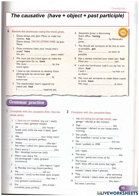 The Causative Activity English Phrases Idioms English Grammar