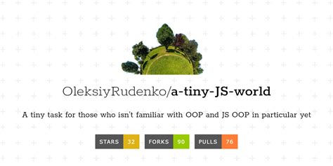 github oleksiyrudenko a tiny js world a tiny task for those who isn