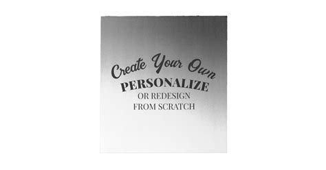 Create Your Very Own Custom Notepad Zazzle