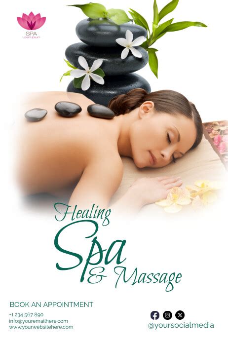 Massage Poster Template Postermywall