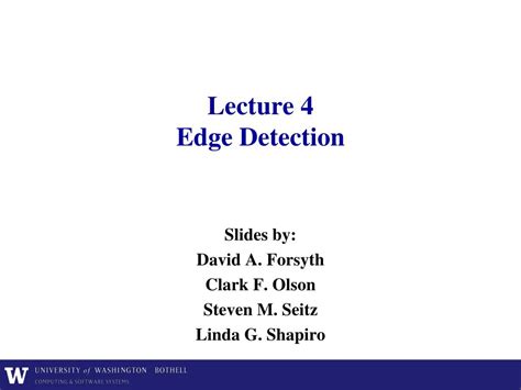 Ppt Lecture 4 Edge Detection Powerpoint Presentation Free Download