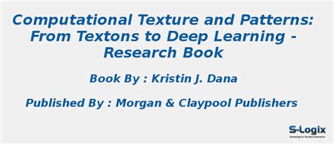 Best Research Books In Computational Texture And Patterns S Logix