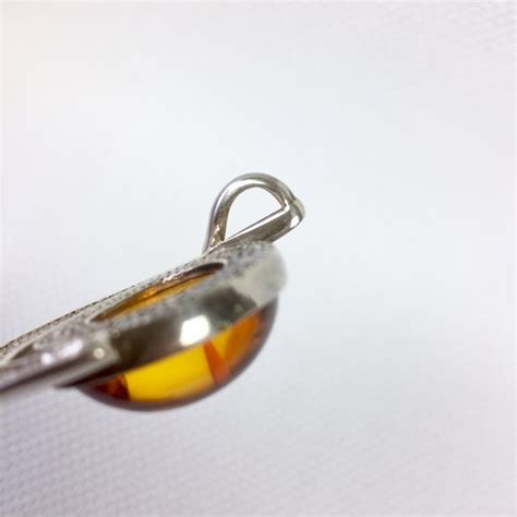 Einer Fehrn Jewelry Ef Einer Fehrn Silver Baltic Amber Pendant