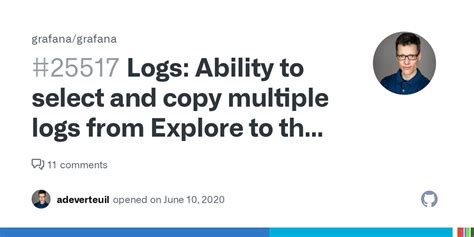 Logs Ability To Select And Copy Multiple Logs From Explore To The