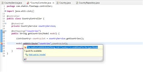 Solved Country Java Package Shahin Fleetapp Model Chegg