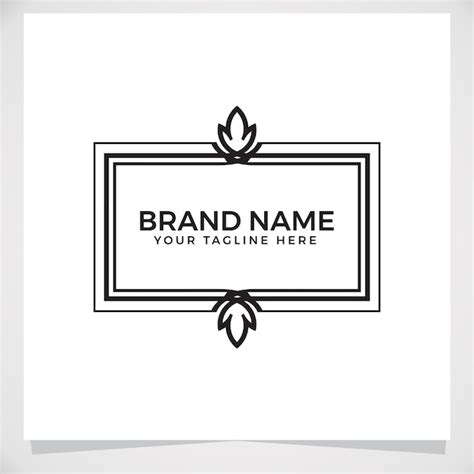 Premium Vector Rectangular Frame V