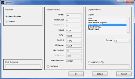 11 Specication Of Fitlab Options Download Scientific Diagram