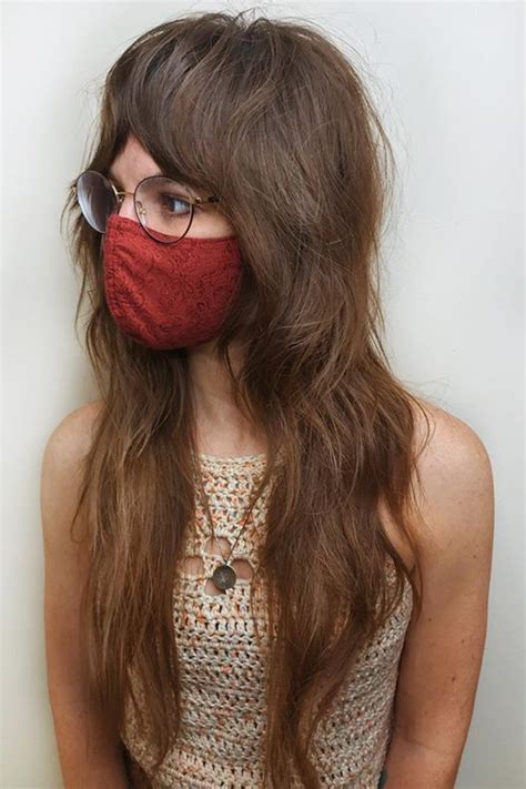 70s Style Long Shag Hair