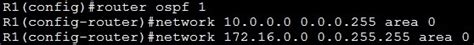 Configure Ospf Ccna
