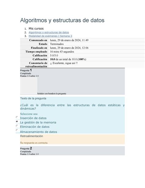 Algoritmos Y Estructuras De Datos Semana 3 Algoritmos Y Estructuras De Datos 1 Mis Cursos 2