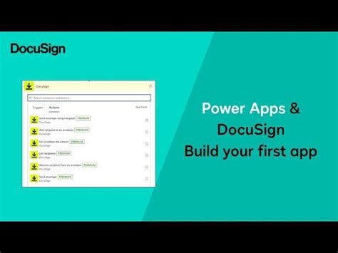 Mohamed Ali On Linkedin Power Apps And Docusign Build Your First App
