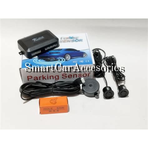Jual Sensor Alarm Sirine Parkir Parking Atret Mundur Mobil 2 Titik Display Universal Bunyi