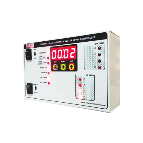 Digital Fully Automatic Water Level Controller With Low High Voltage Over Load Dry Run