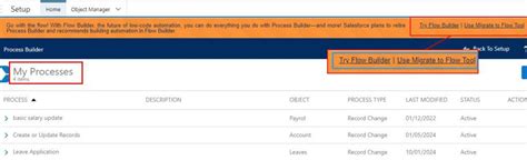 Migrate Workflows And Process Builder To Salesforce Flow