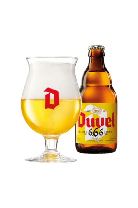 6x Duvel 666 And Free Duvel Beer Glass