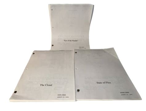 Lot Of 2 Star Trek Scripts Nov 25 2022 Los Angeles Estate Auction In California