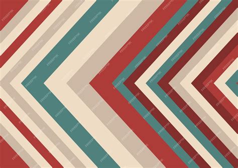 Free Vector Abstract Retro Styled Striped Background Design