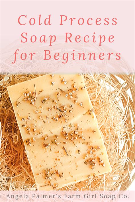 Cold Process Soap Recipe For Beginners Easy 2 Oil Soap Recipe Cold