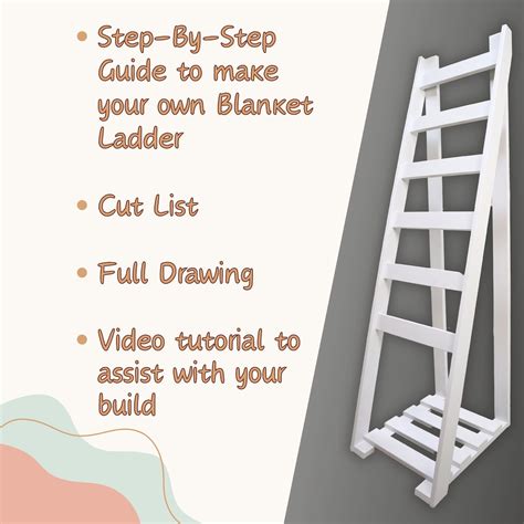 Easy Diy Blanket Ladder Woodworking Plans Beginner Friendly Pdf Guide