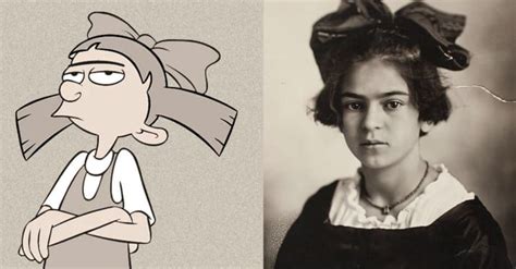Wait You Guys This Is Why Why Helga From Hey Arnold Has A Unibrow Hey Arnold Unibrow Hey