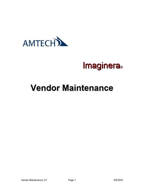 3 0 documentation vendor maintenance download free pdf accounts
