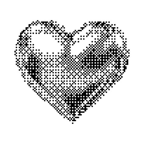 Premium Vector Bitmap Of Heart Icon
