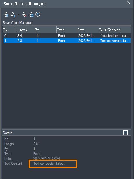 ★why Does Zwcad Fail To Convert Smart Voice To Text Technical