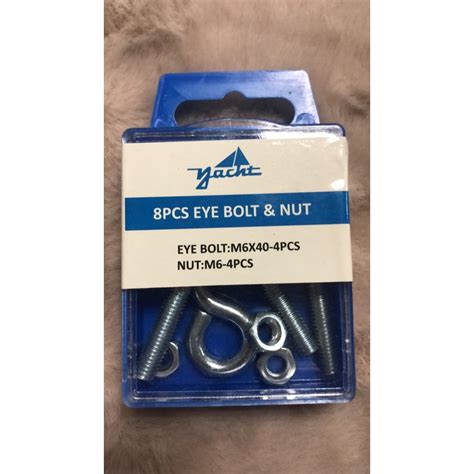 Eye Hold Galvanized Eye Bolt And Nut Kit Shopee Philippines