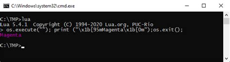 Enable Ansi Sequences In Windows Terminal Stack Overflow