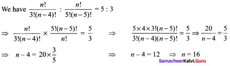 Samacheer Kalvi 11th Maths Solutions Chapter 4 Combinatorics And