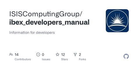 Github Isiscomputinggroup Ibex Developers Manual Information For