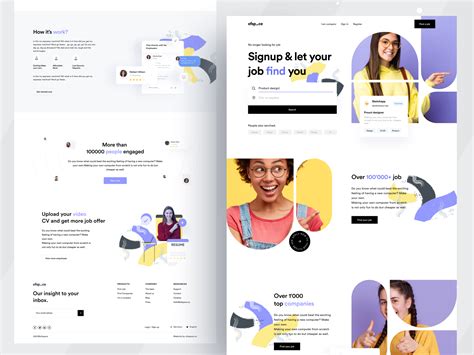 Job Landing UI By Ofspace UX UI On Dribbble