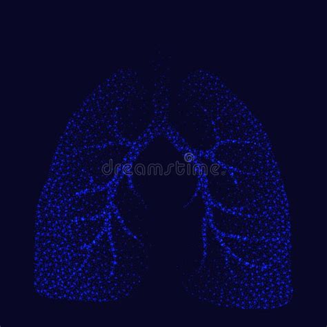 Lungs Silhouette With Leaves Stock Vector Illustration Of Inside