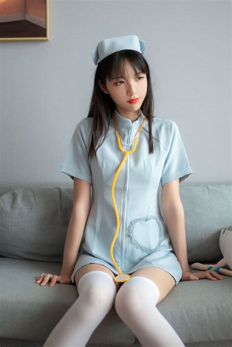 소스 흰색 실크 간호사 38 54