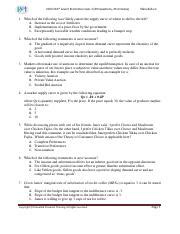 Level I Econ Quiz 1 Pdf 2013 CFA Level I Economics Quiz 1 30 Questions 45 Minutes Irfanullah